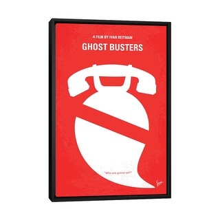 iCanvas "Ghostbusters Minimal Movie Poster" by Chungkong Framed Canvas Print - Bed Bath & Beyond ...